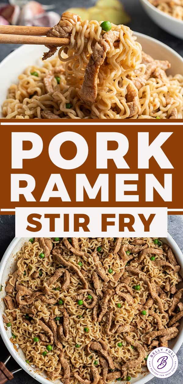 Pork Ramen Stir Fry - Belly Full