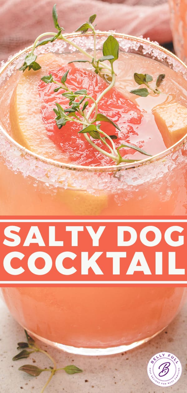 Salty Dog Cocktail - Belly Full