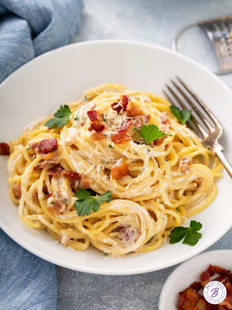 Spaghetti Carbonara Recipe - Belly Full
