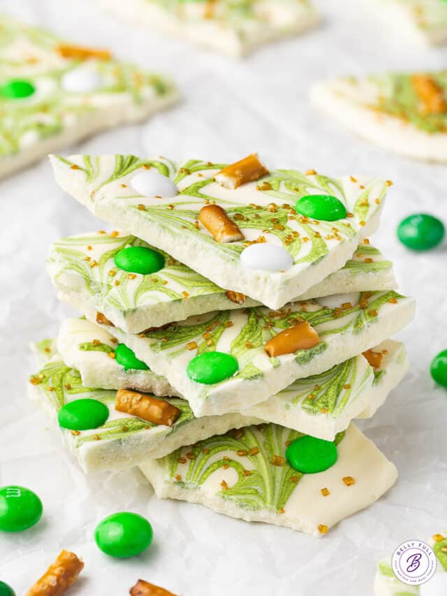 St. Patrick’s Day Chocolate Bark - Belly Full