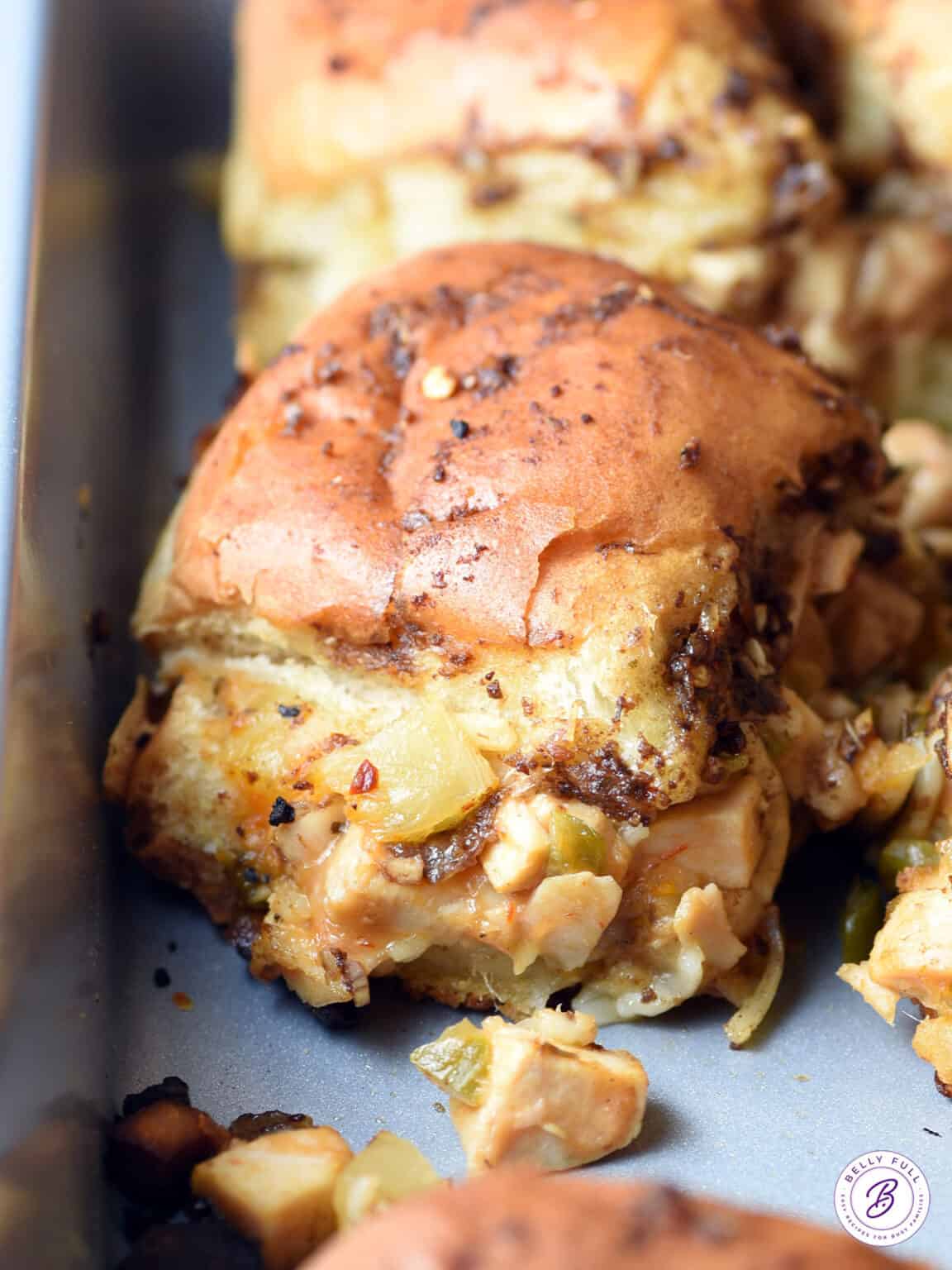 BBQ Chicken Sliders - Belly Full