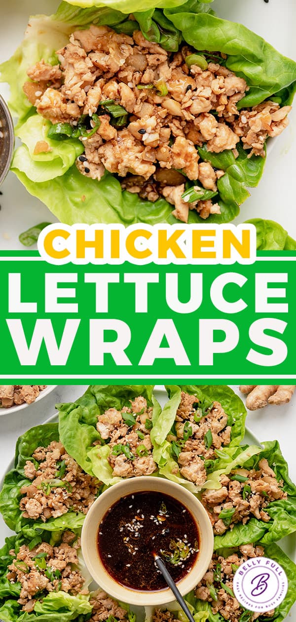 Chicken Lettuce Wraps {PF Chang's Copycat} - Belly Full