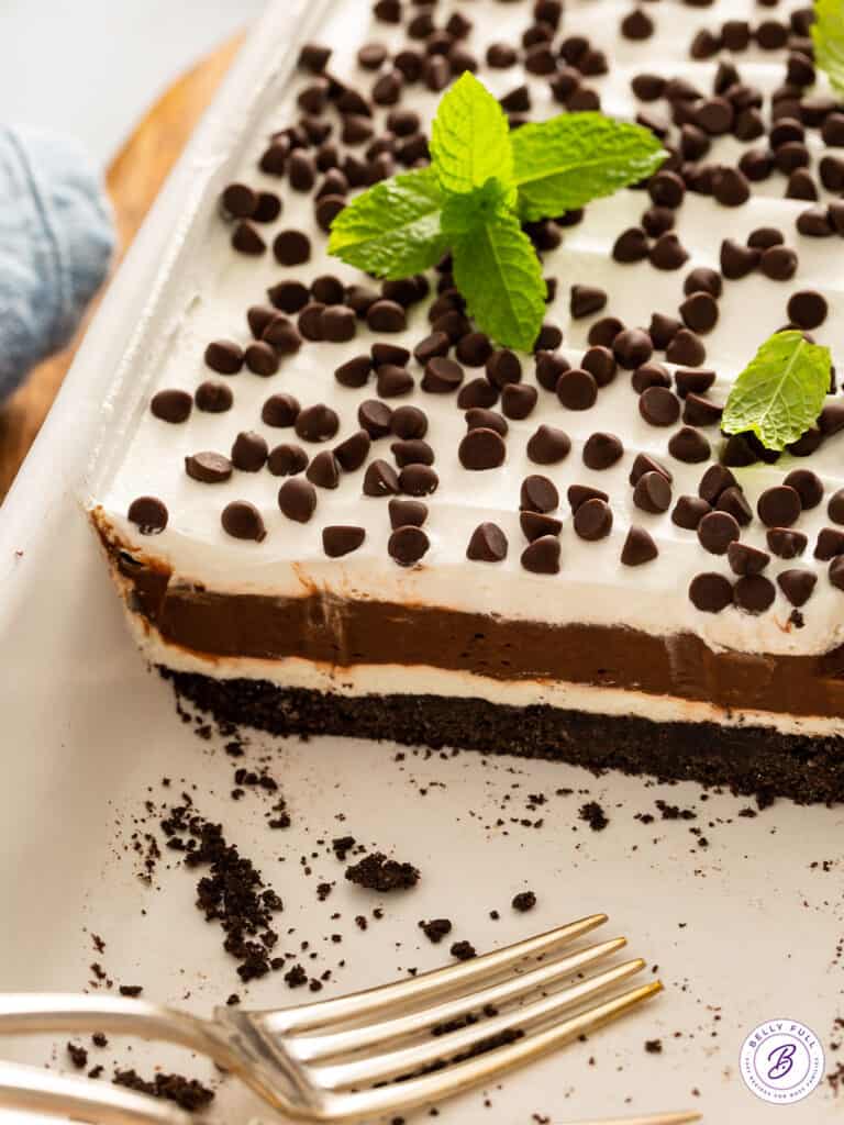 Chocolate Lasagna {Oreo Lush} - Belly Full