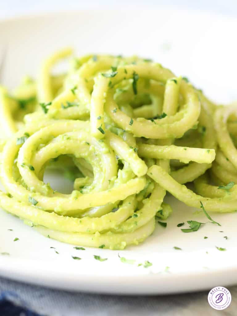 Avocado Pasta (dairy free) - Belly Full