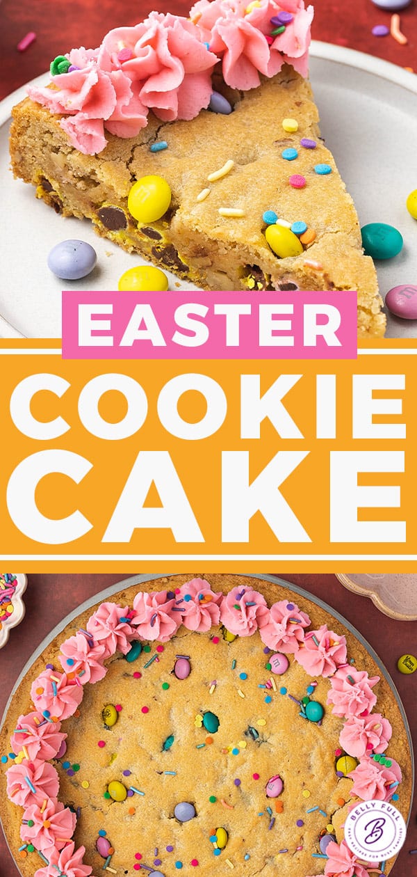 Easter Cookie Cake Recipe l Belly Full