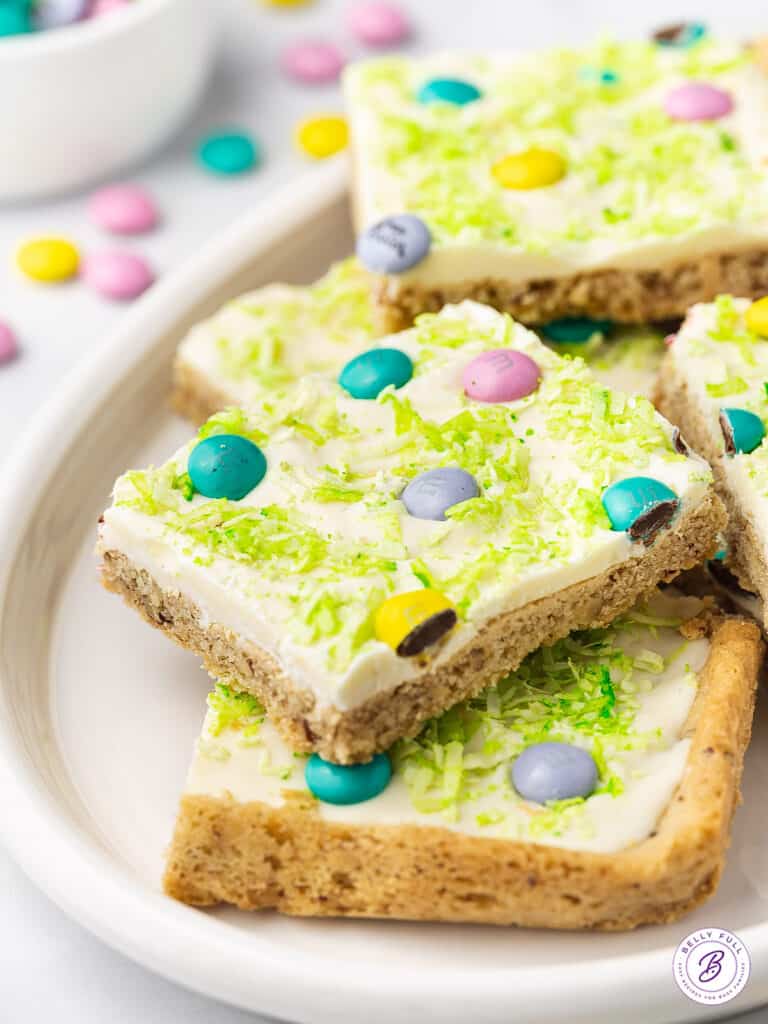 Easter Sugar Cookie Bars - Belly Full