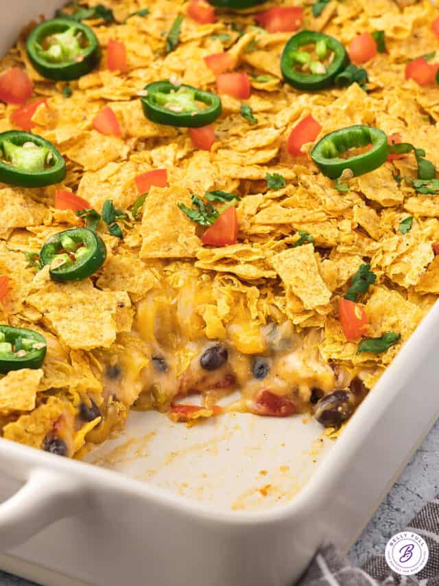 Easy Nacho Chicken Casserole - Belly Full