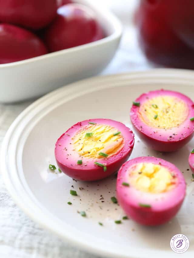 Beet Pickled Eggs - Belly Full