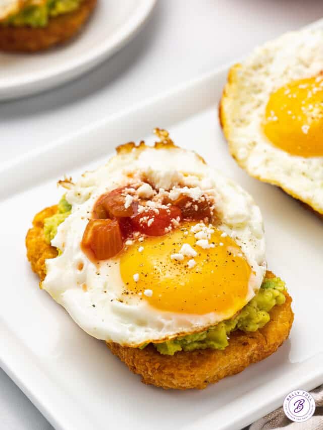 Hash Brown Avocado Toast - Belly Full