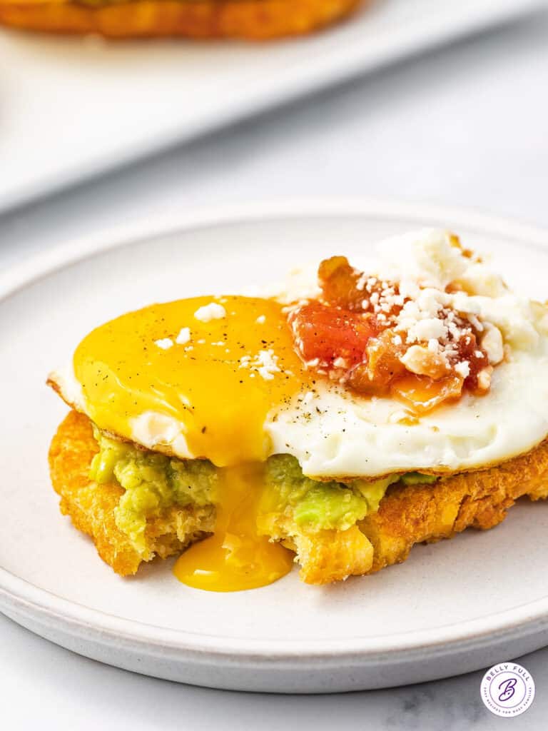 Hash Brown Avocado Toast - Belly Full