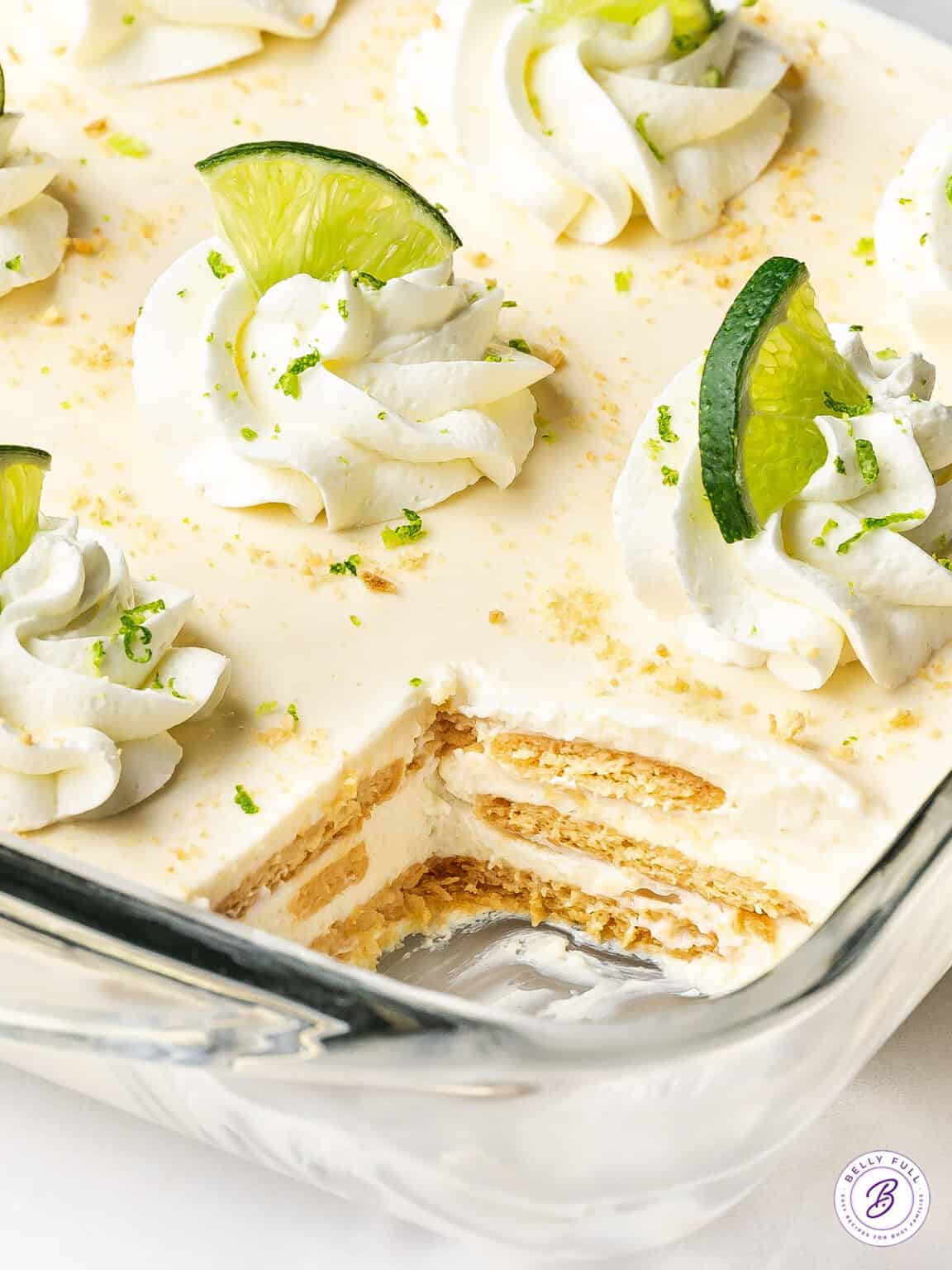 Carlota de Limon {Lime Icebox Cake}- Belly Full