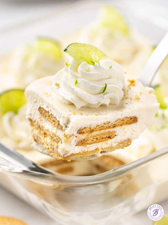 Carlota de Limon {Lime Icebox Cake} - Belly Full