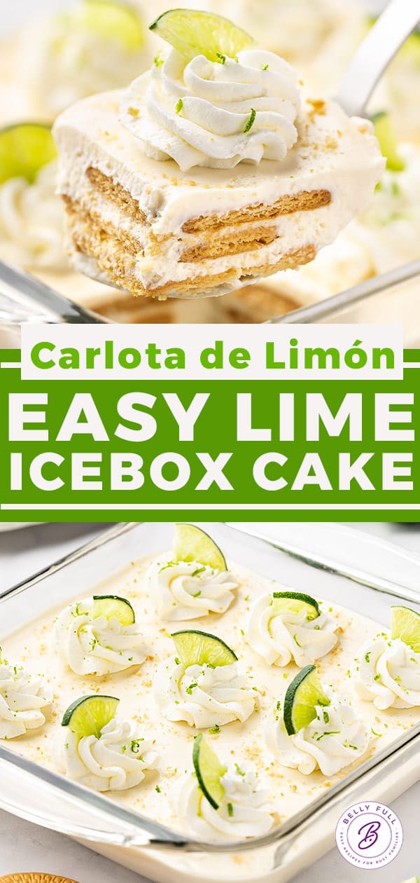 Carlota de Limon {Lime Icebox Cake}- Belly Full