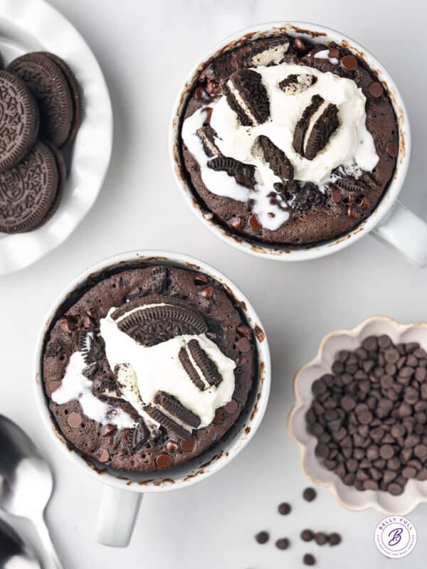 Oreo Mug Cake Recipe - Belly Full
