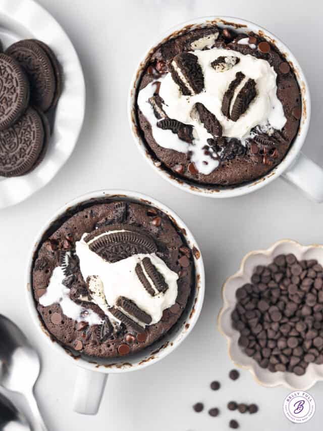 Oreo Mug Cake Recipe - Belly Full