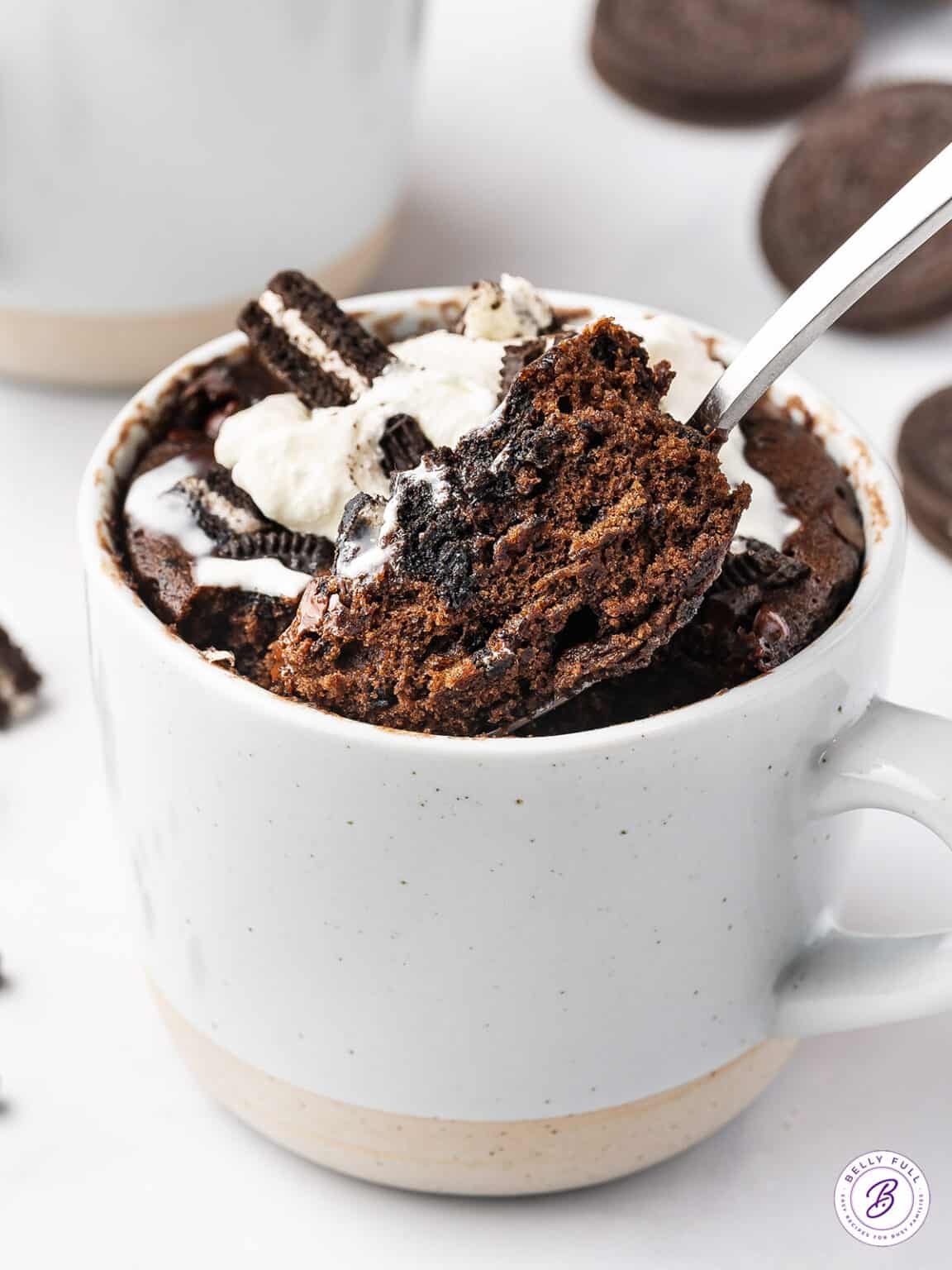 Oreo Mug Cake Recipe - Belly Full