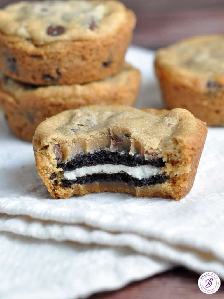 Oreo Stuffed Chocolate Chip Cookies - Belly Full