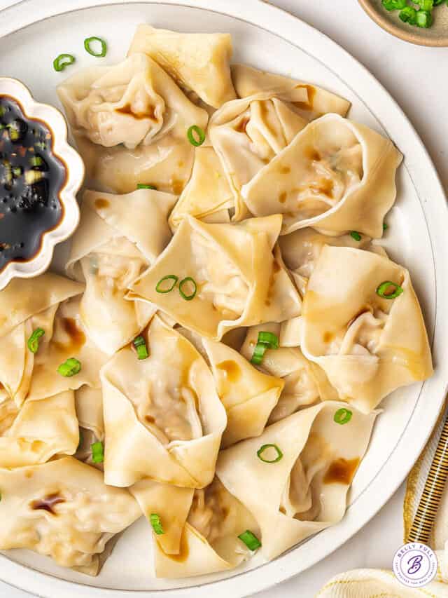 Chinese Pork Dumplings Recipe - Belly Full