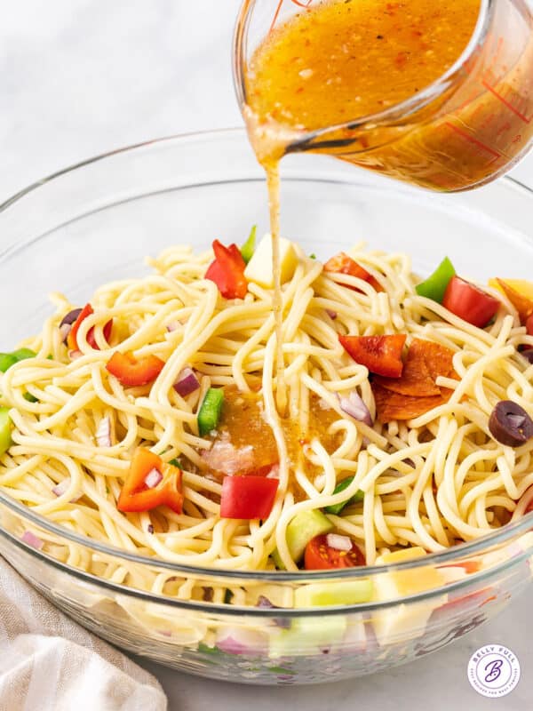 Easy Spaghetti Salad - Belly Full