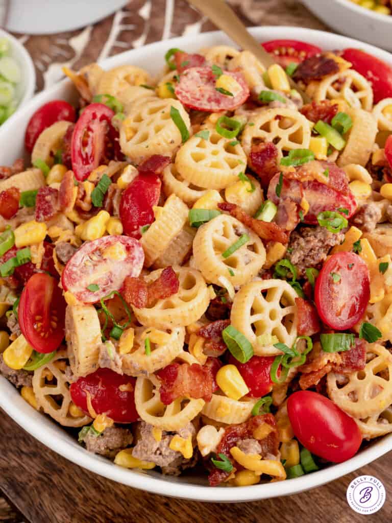 Cowboy Pasta Salad Recipe - Belly Full