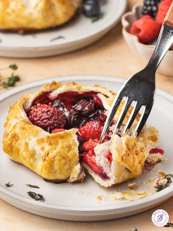 Mini Mixed Berry Galettes l Belly Full