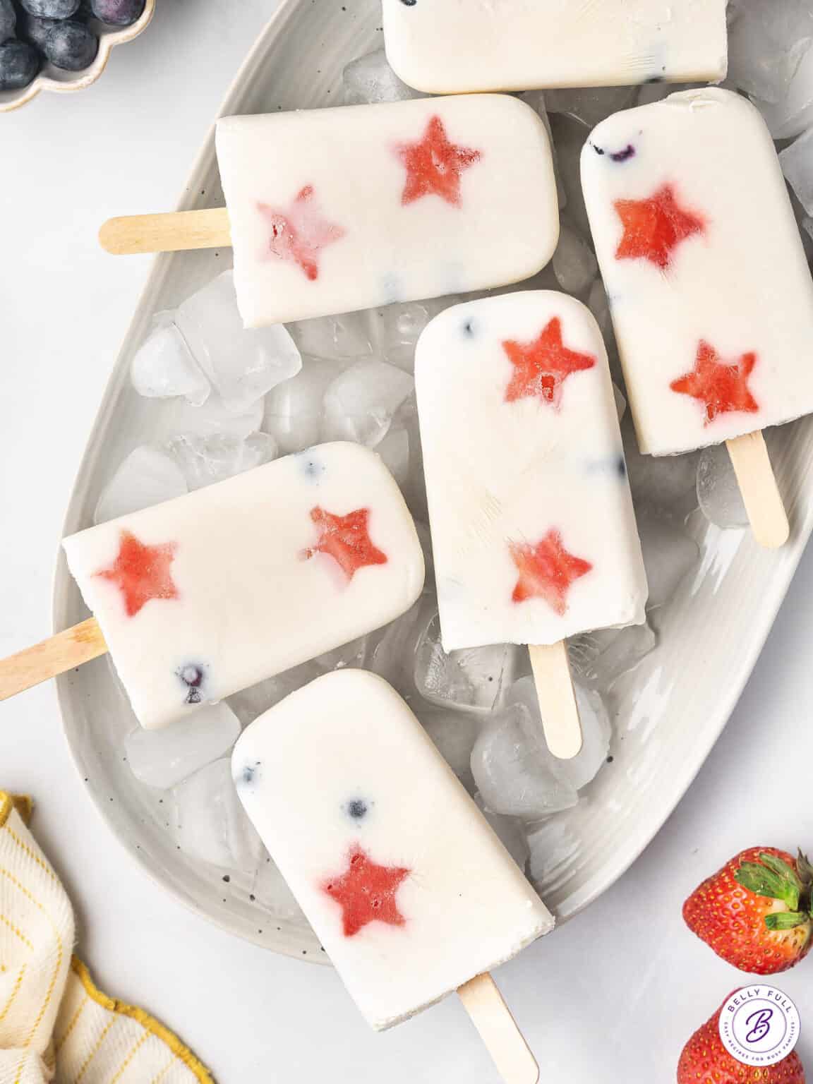 Red White and Blue Popsicles - Belly Full