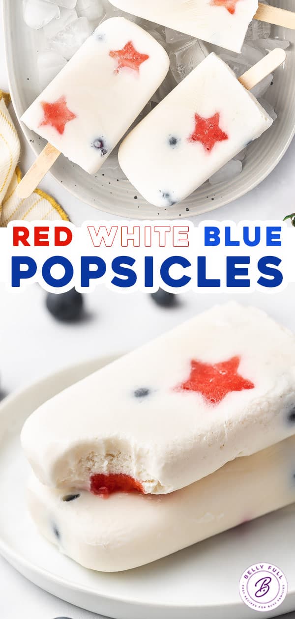 Red White and Blue Popsicles - Belly Full