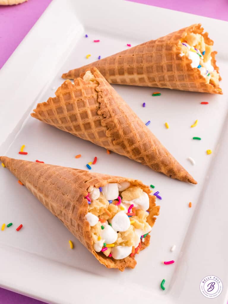 Sugar Cookie Campfire Cones - Belly Full