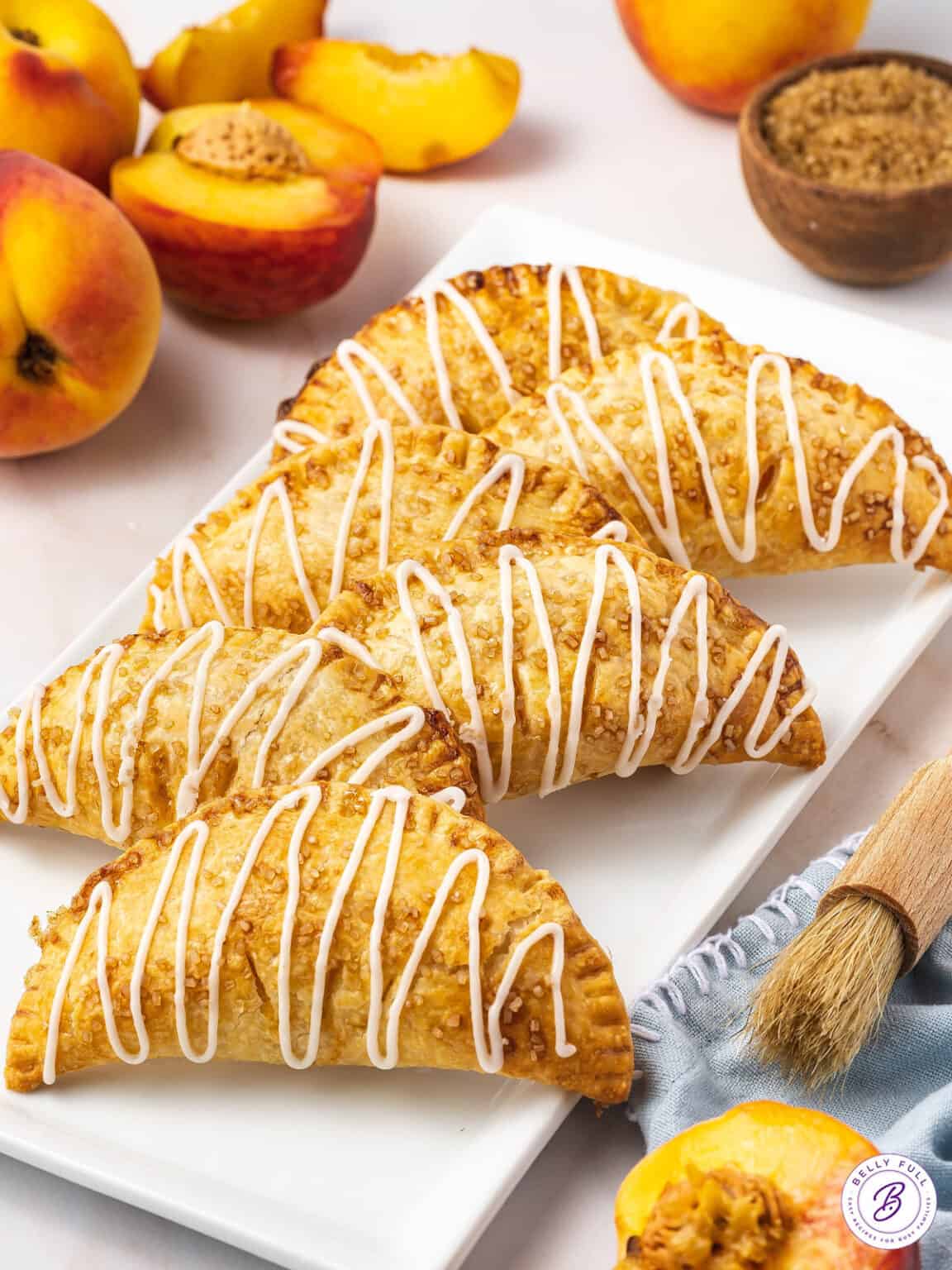 Peach Hand Pies {Air Fryer} - Belly Full