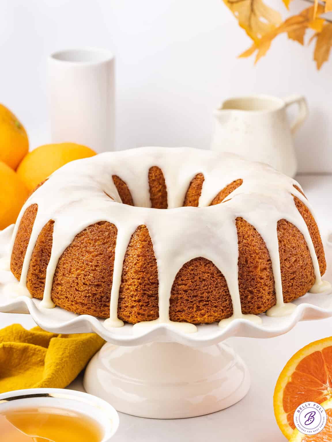 Easy Creamsicle Cake - Belly Full