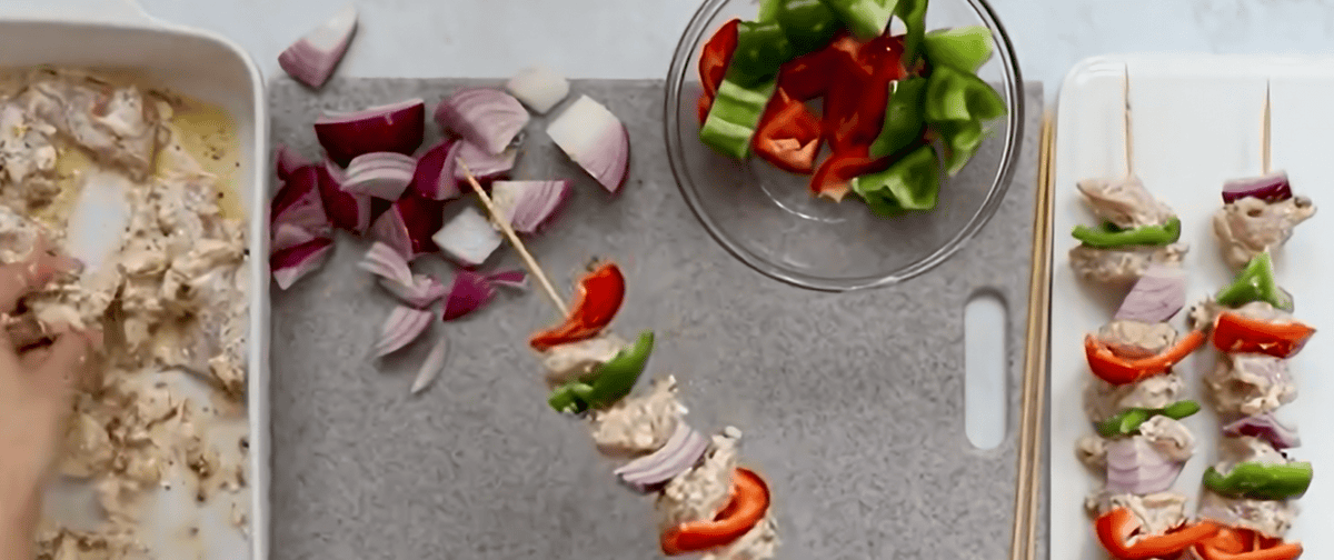 Greek Chicken Kabobs - Belly Full