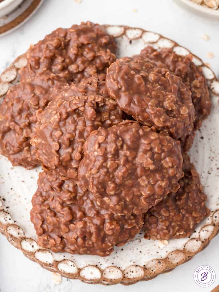 Chocolate No Bake Cookies Recipe - Belly Full