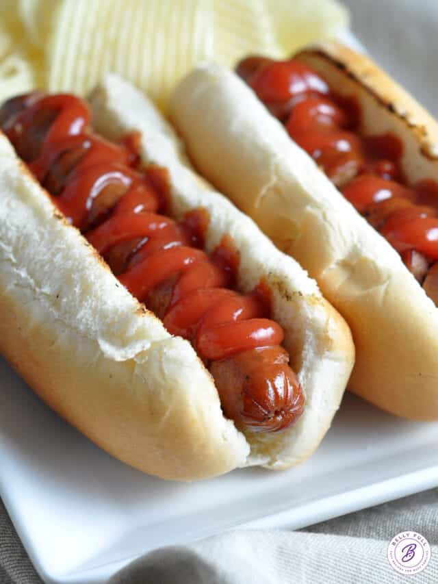 Spiral Grilled Hot Dogs - Belly Full