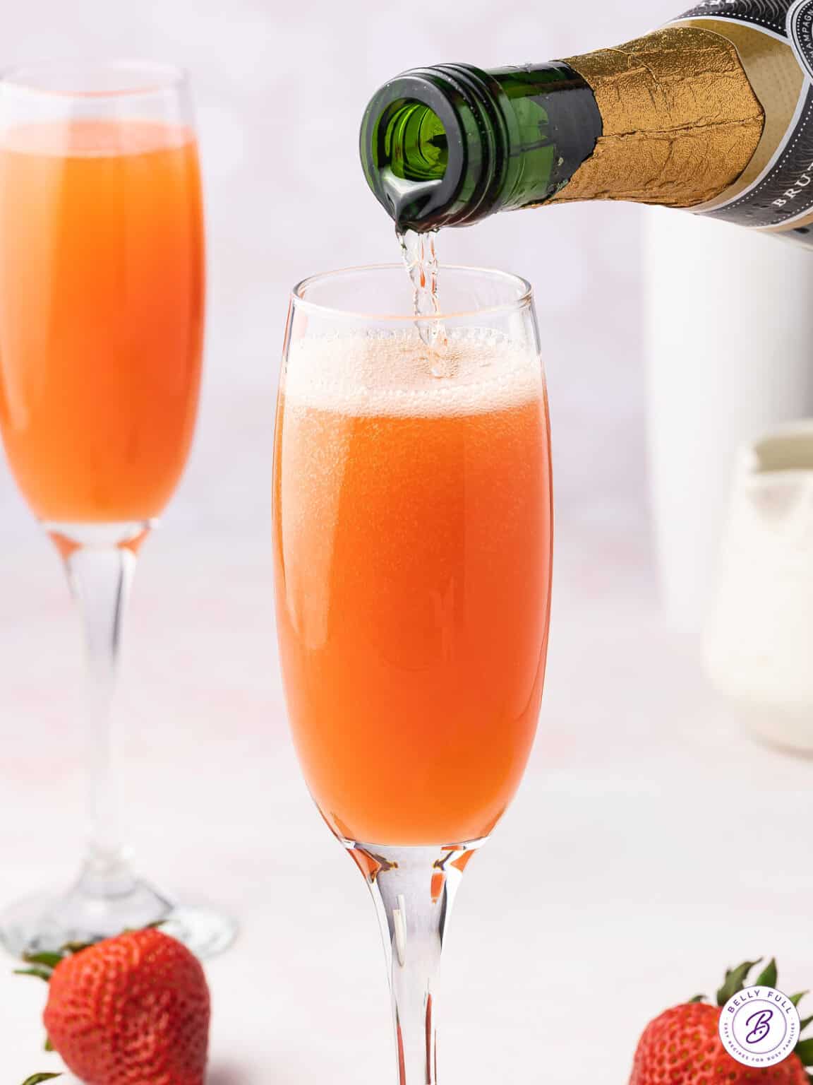 Strawberry Mimosas - Belly Full