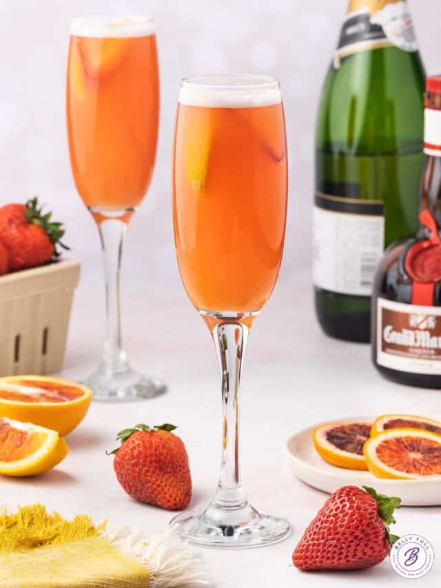 Strawberry Mimosas - Belly Full