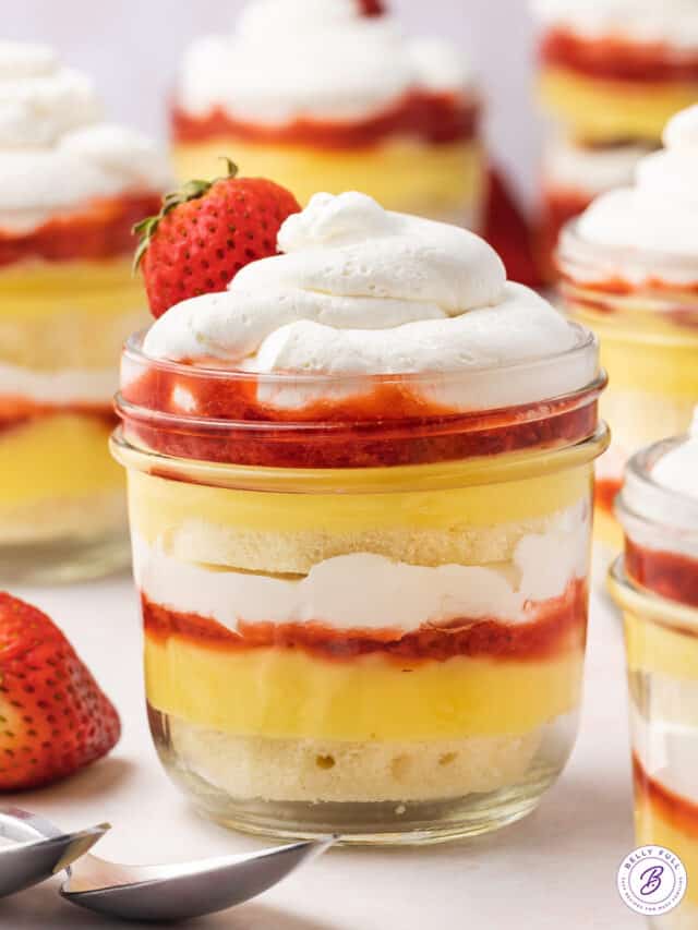 Easy Strawberry Shortcake Parfaits - Belly Full