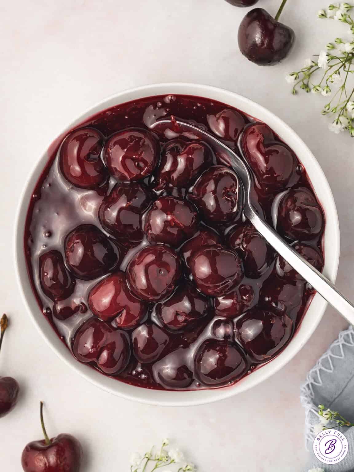 Cherry Pie Filling Recipe l Belly Full