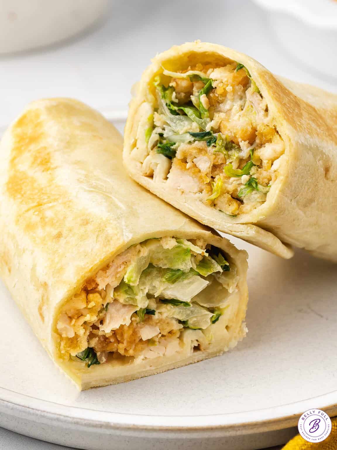 Chicken Caesar Salad Wrap - Belly Full