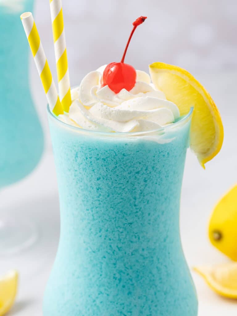 Frozen Blue Lagoon Drink - Belly Full