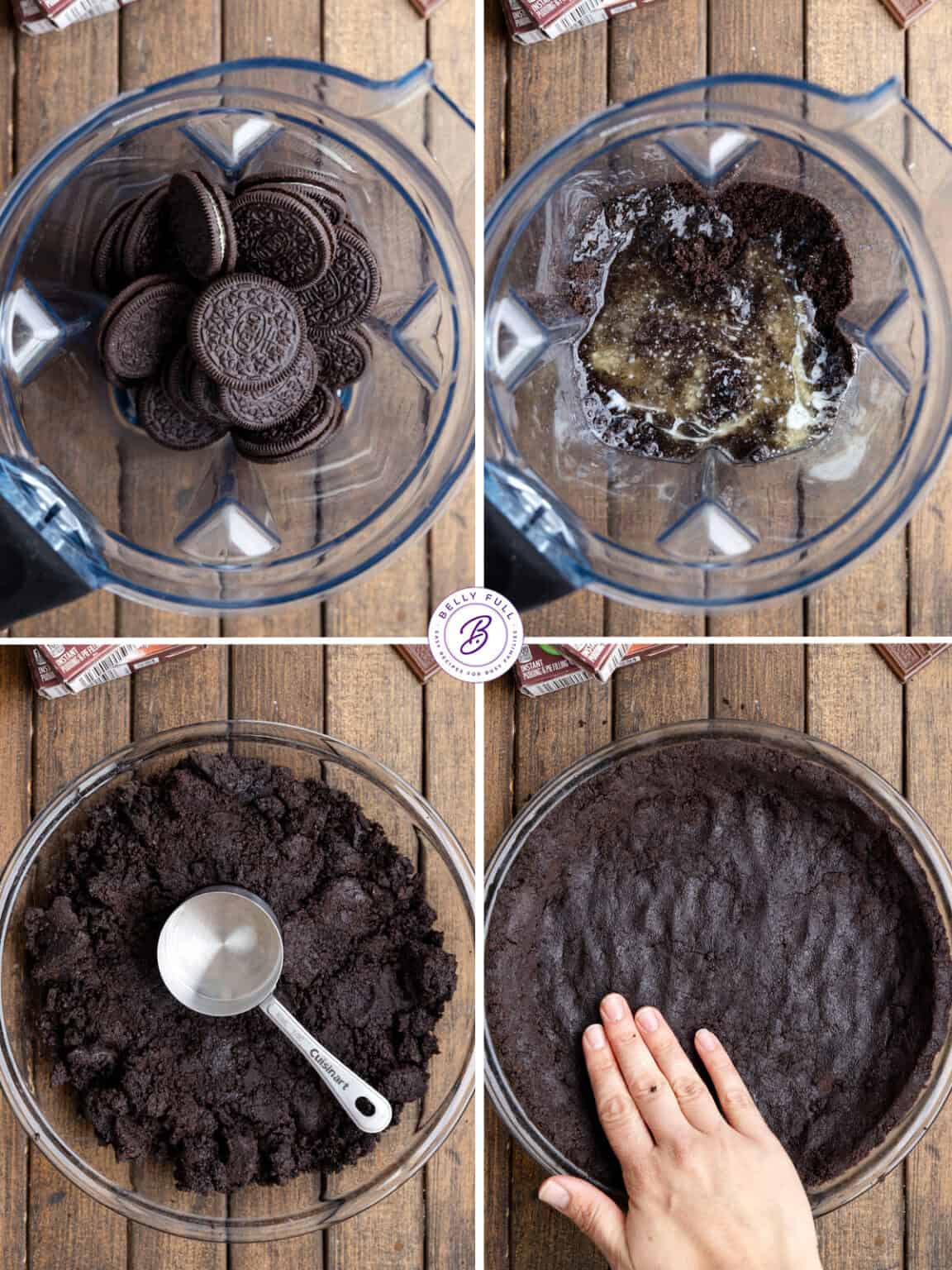 No Bake Chocolate Pudding Pie - Belly Full
