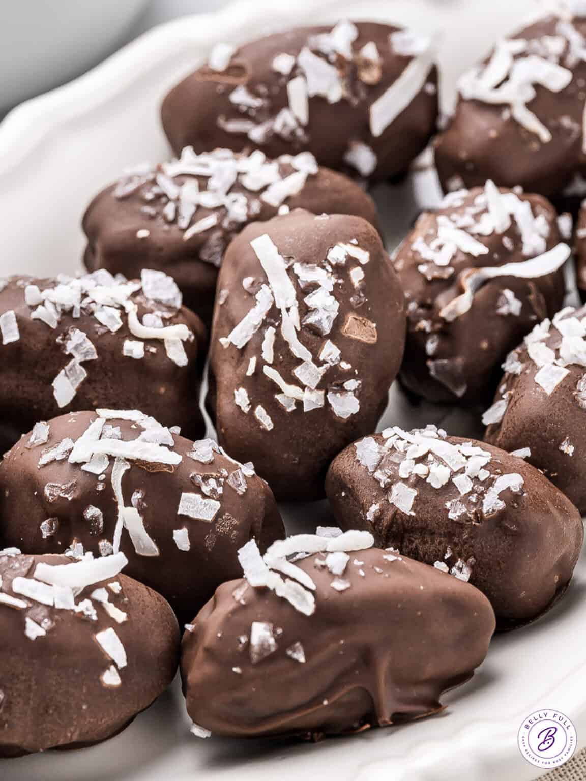 Almond Joy Stuffed Dates - Belly Full