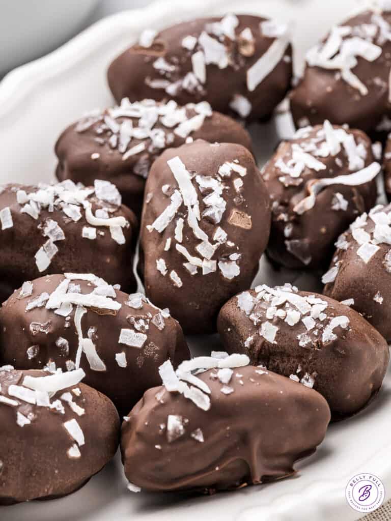 Almond Joy Stuffed Dates - Belly Full