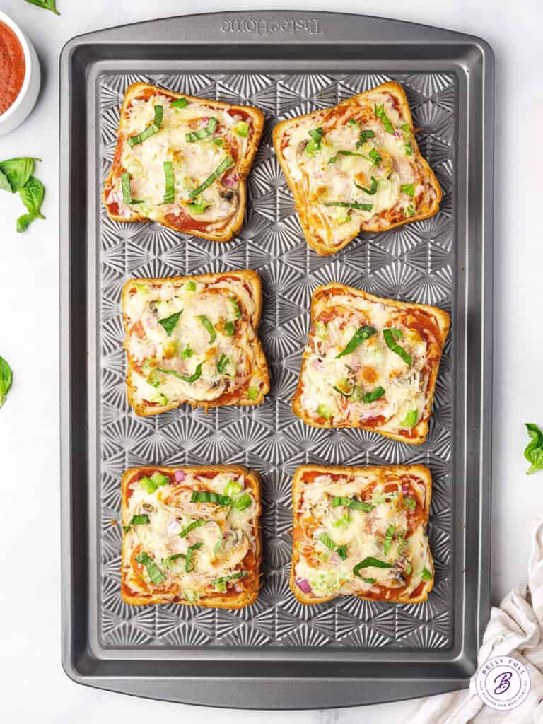 Pizza Toast Recipe - Belly Full