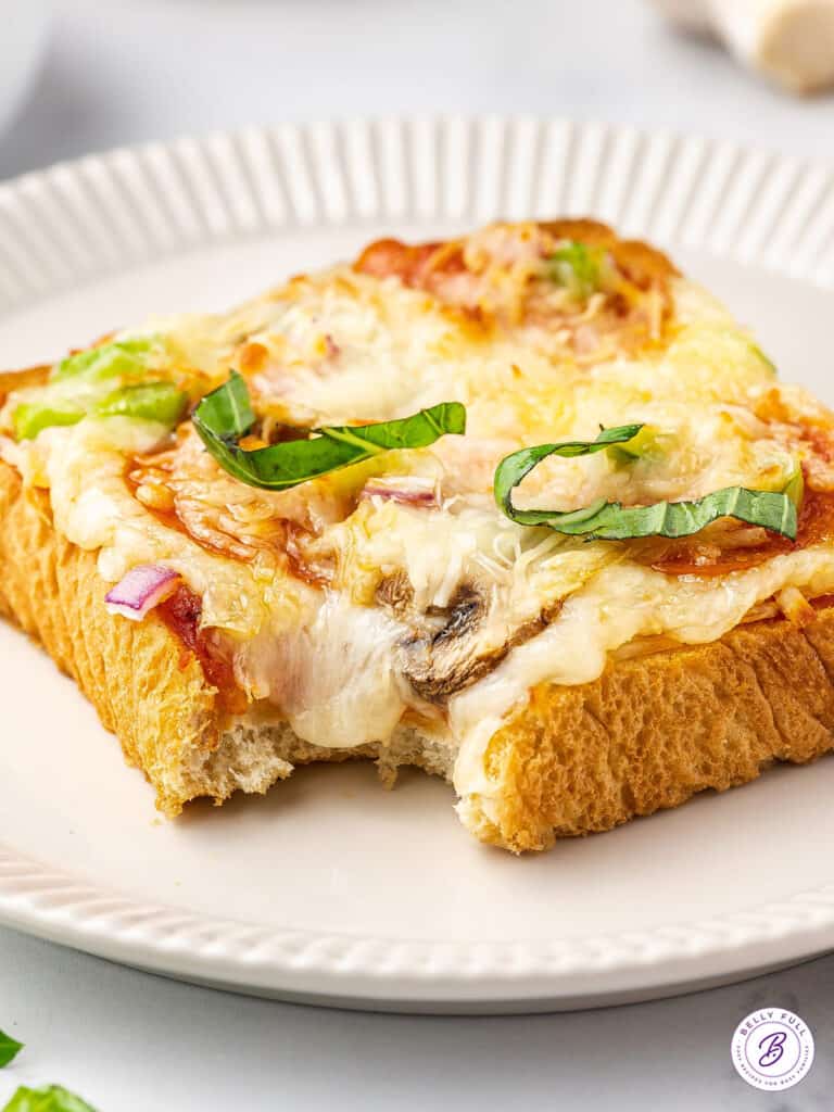 Pizza Toast Recipe - Belly Full