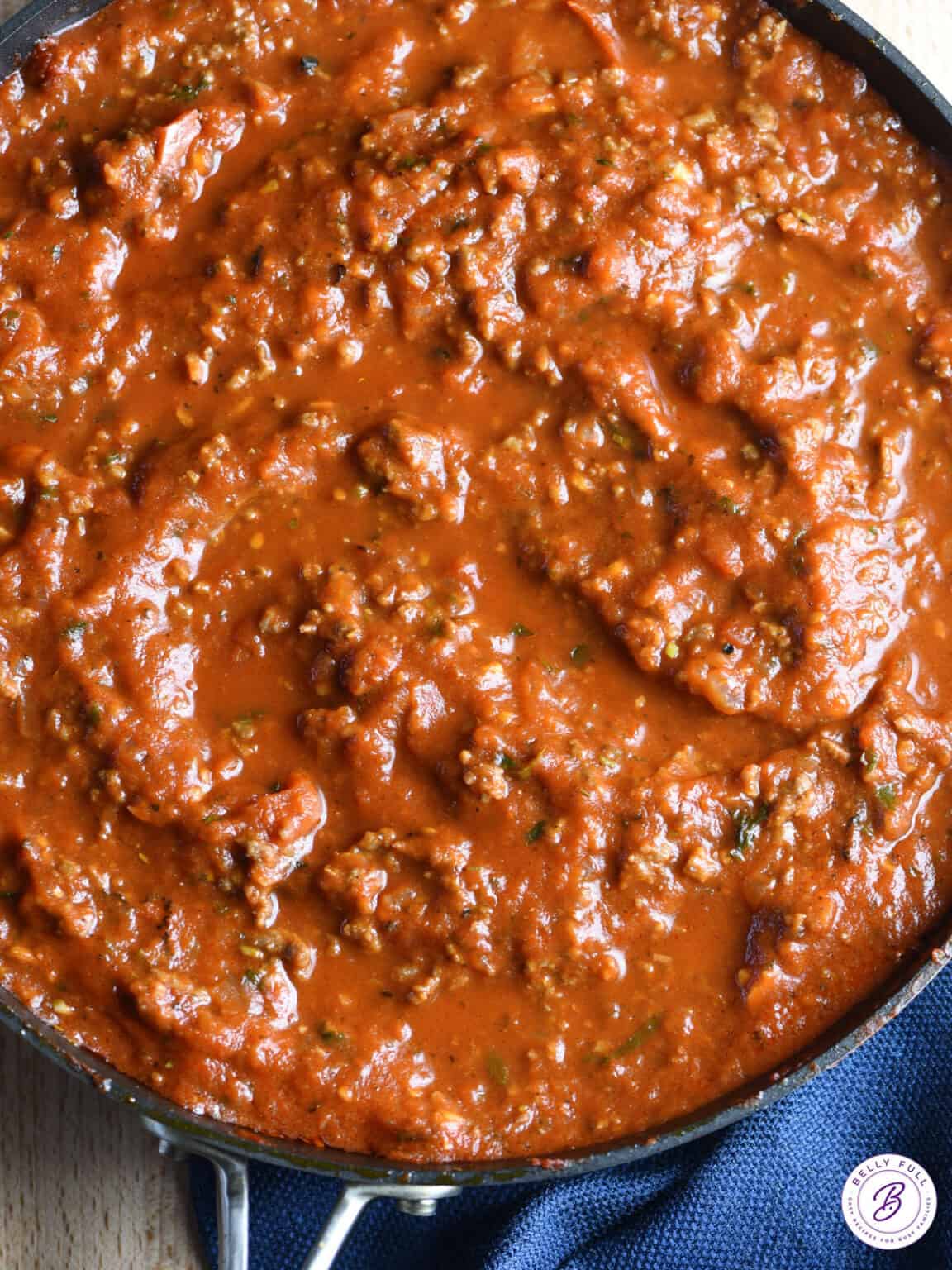 Homemade Spaghetti Sauce Recipe - Belly Full