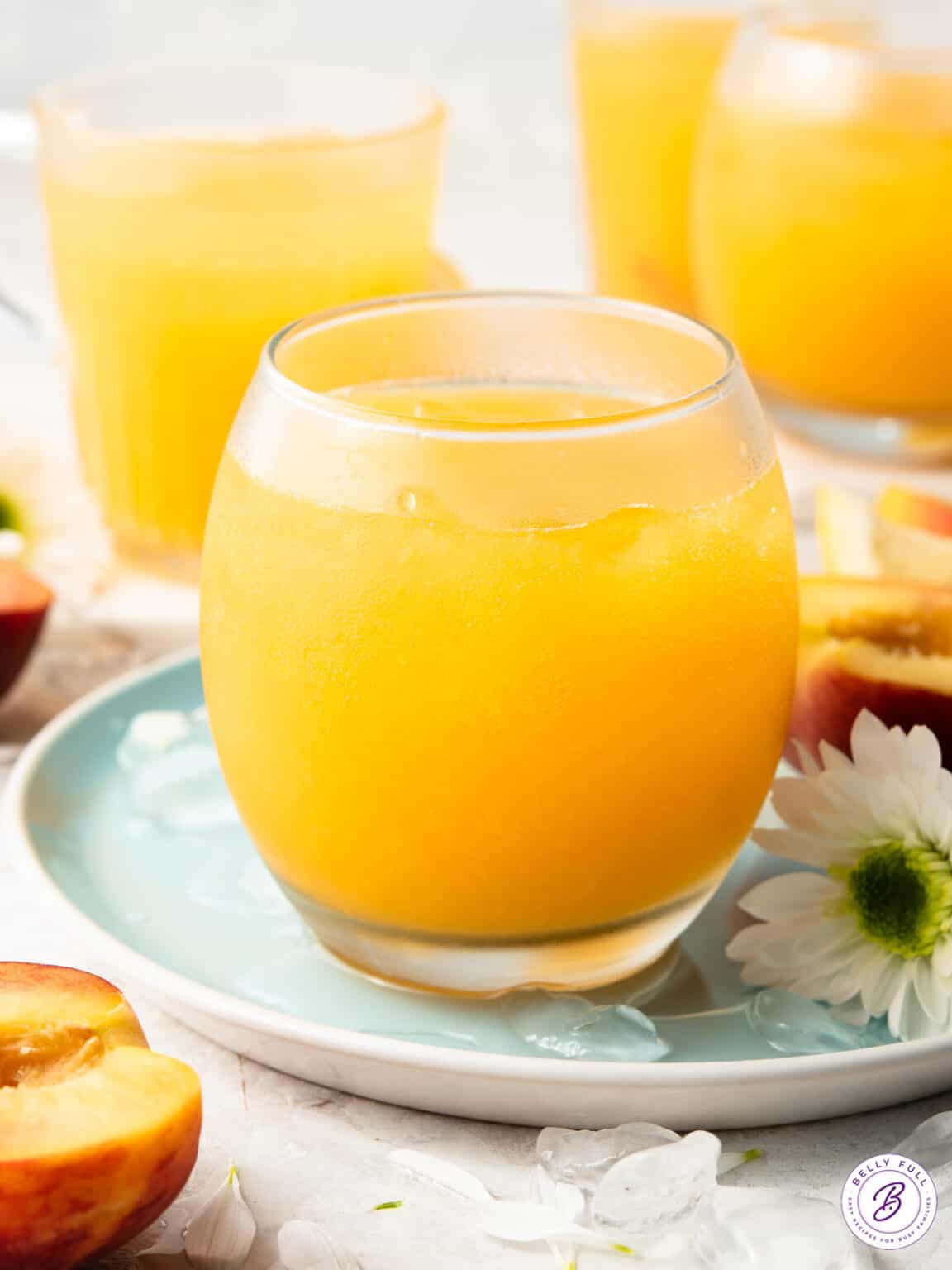 Sparkling Peach Lemonade - Belly Full