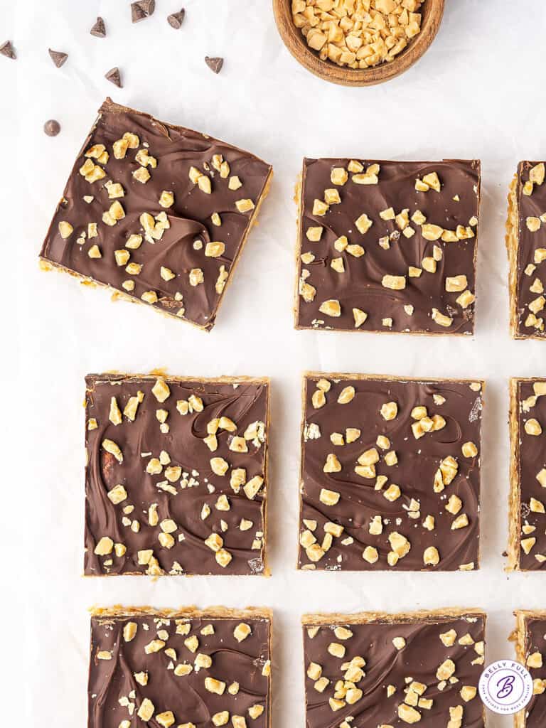 Toffee Bars {4 Ingredients} - Belly Full