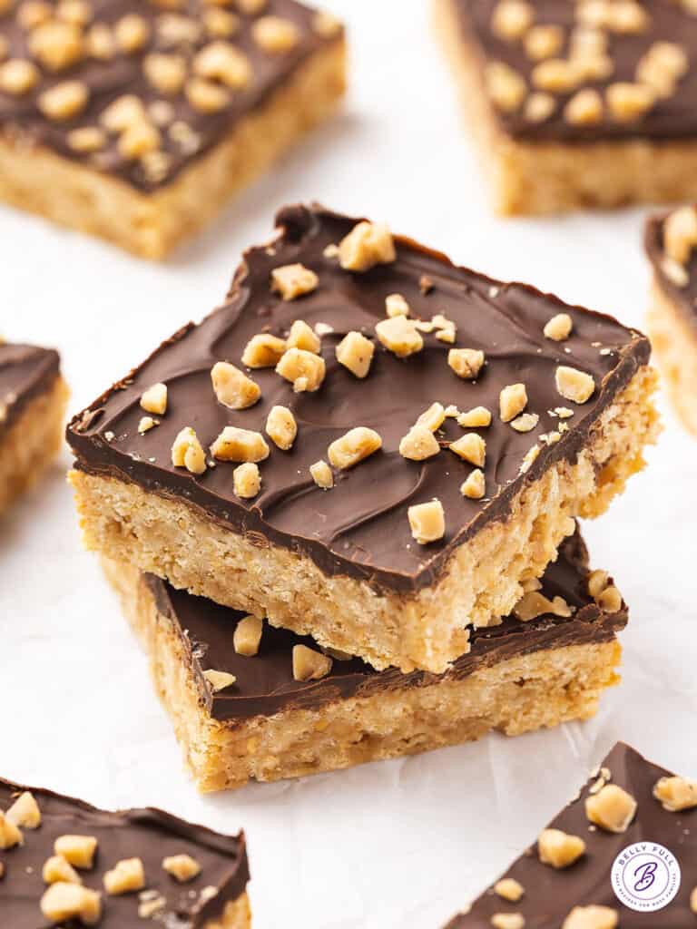 Toffee Bars {4 Ingredients} - Belly Full