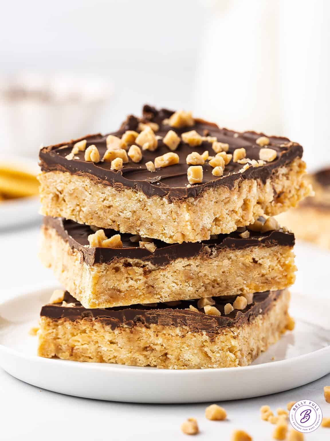 Toffee Bars {4 Ingredients} - Belly Full