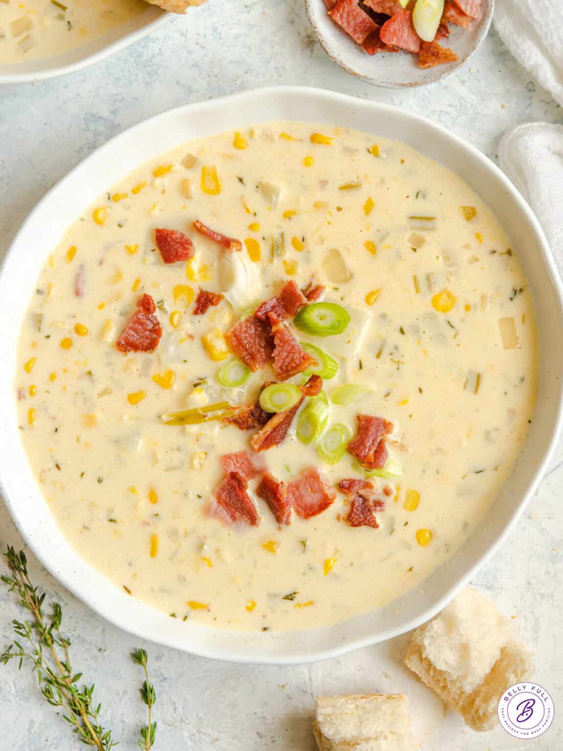 Corn Chowder Recipe - Belly Full